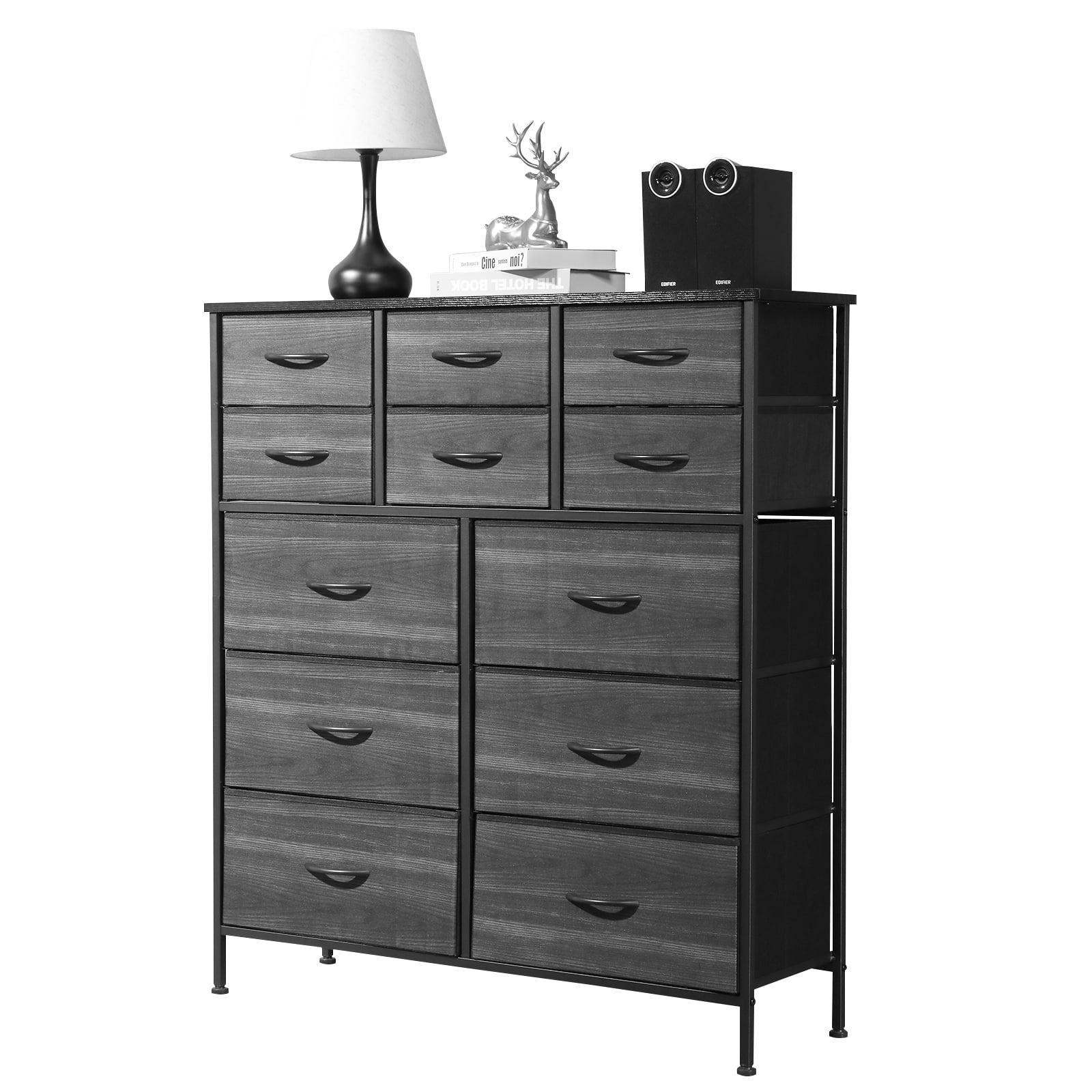 Ubesgoo Chest of Drawers, 12-Drawer Storage Dresser Organizer for ...