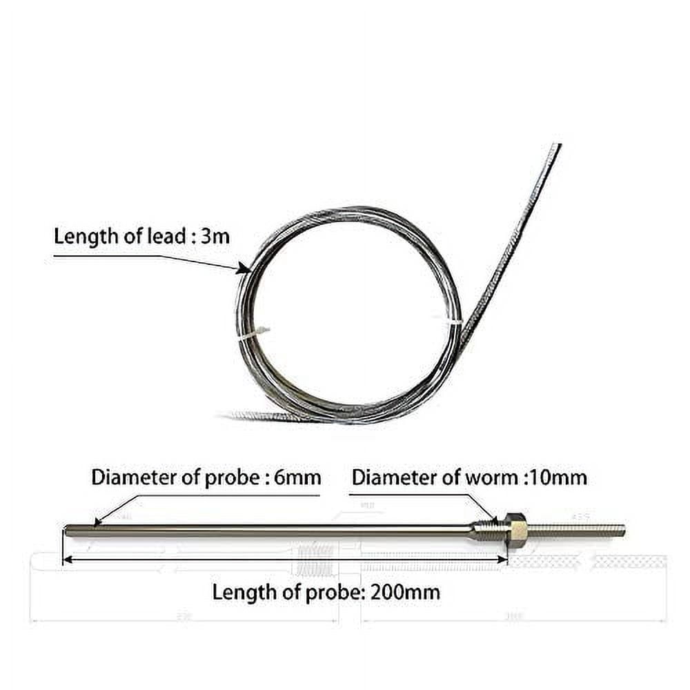 UbiBot RS485 PT-100 Thermocouple Temperature Probe, Platinum Resistor ...