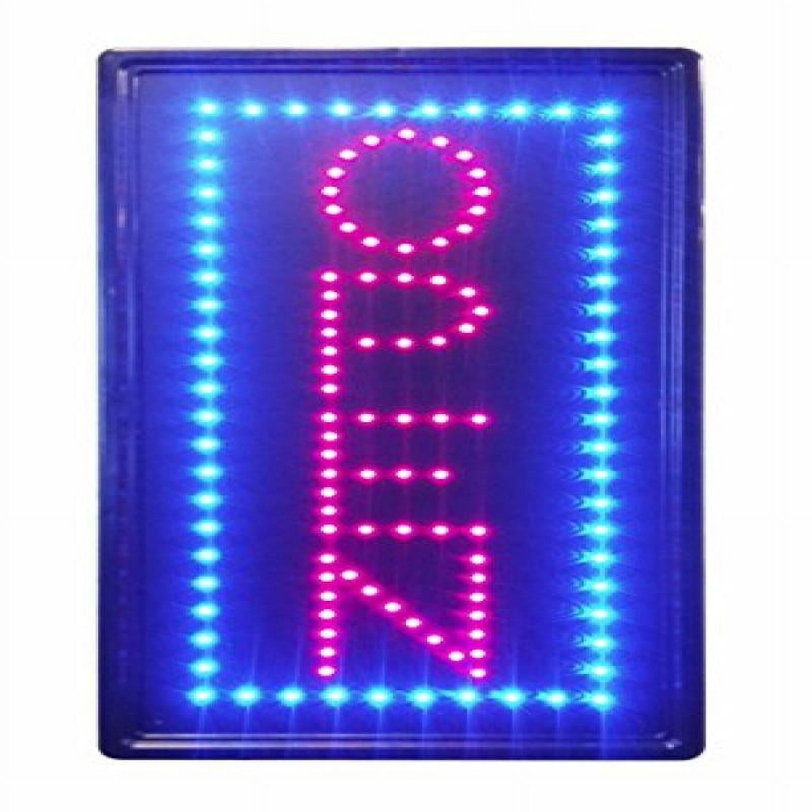 UbiGear 19x10 Inch LED Business Open Sign with Animated Motion, On/Off ...