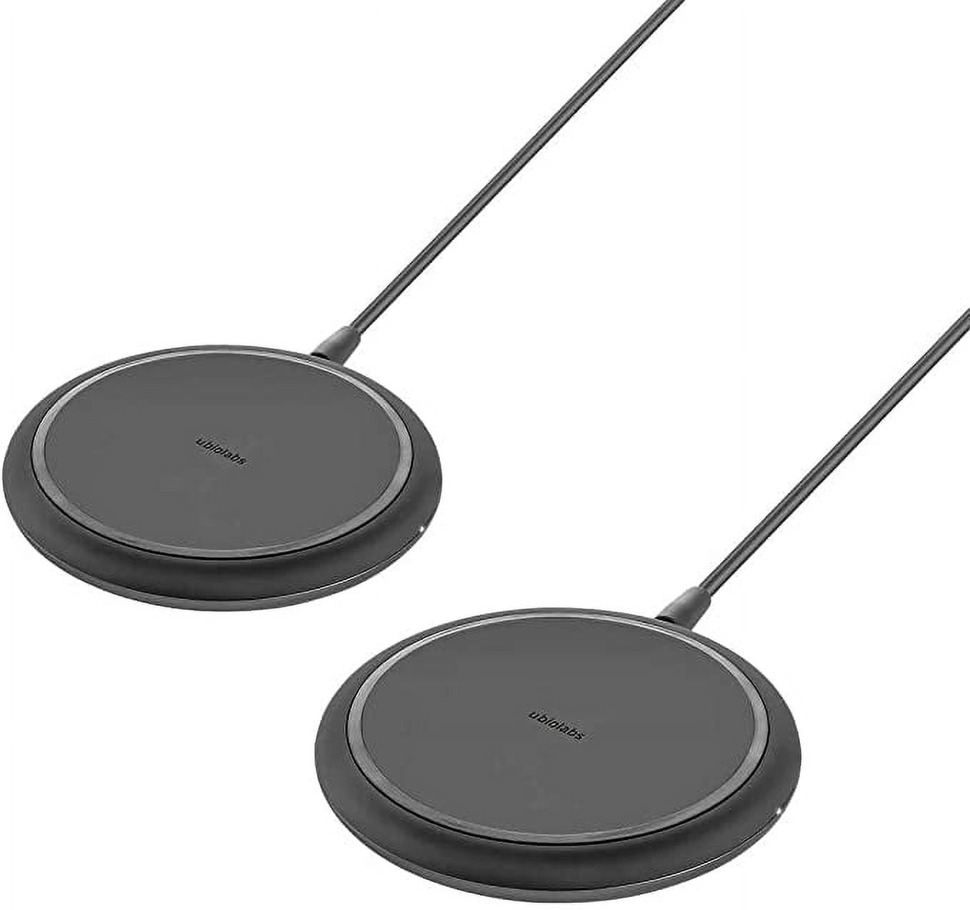 Ubio Labs 2 Pack Electronic Wireless Charger for Cell Phones, Fast Qi ...