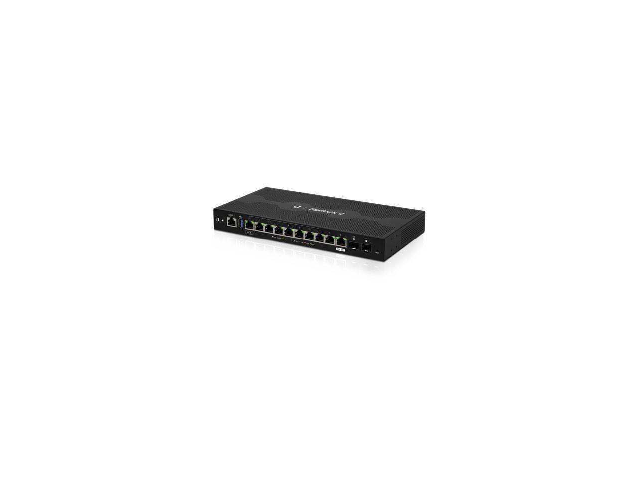Ubiquiti EdgeRouter ER-12 Router, 10 Ports, PoE, Gigabit Ethernet, SFP ...