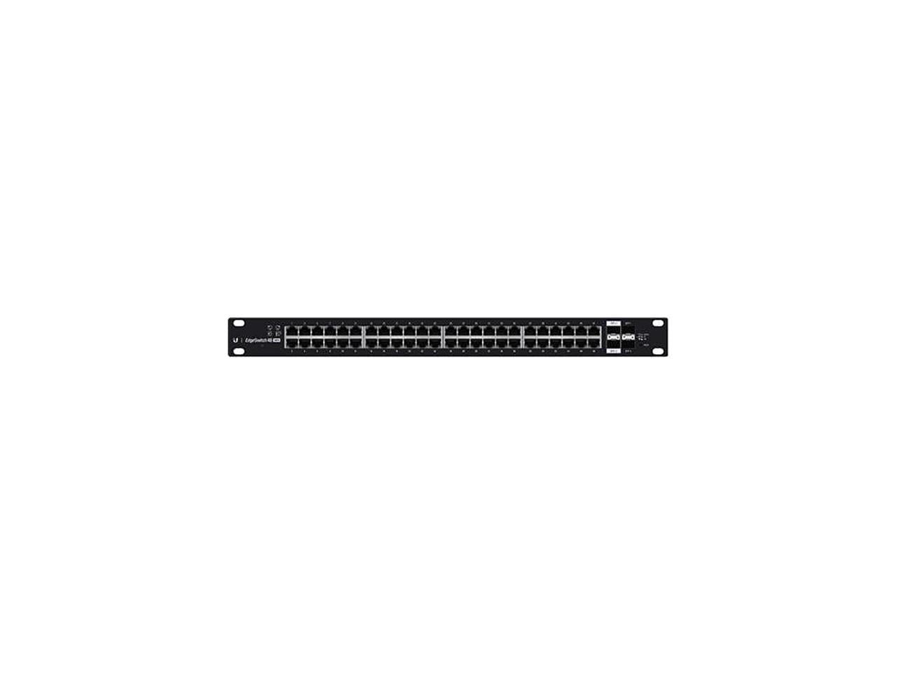 Ubiquiti EdgeSwitch 48 PoE (500W), 48-Port Layer 2/3 PoE+ Switch, ES-48 ...