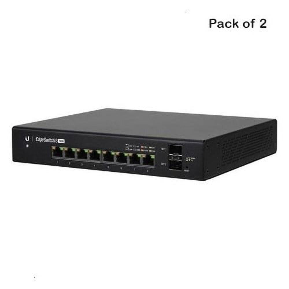 Ubiquiti EdgeSwitch 8-150W Layer-3 PoE Switch (2-Pack) EdgeSwitch 8 PoE ...