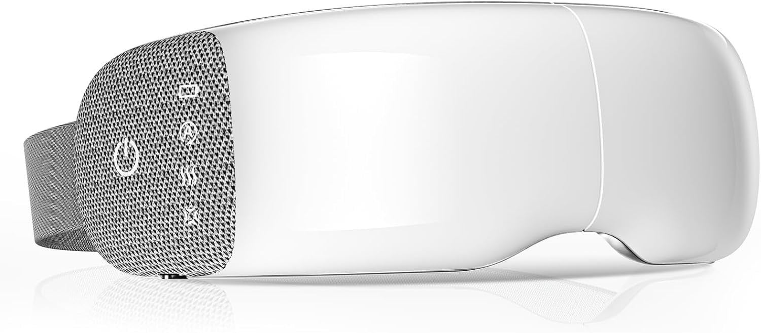 Uboti Eye Massager with Heat & Bluetooth Music, Reduce Eye Strain Dry ...