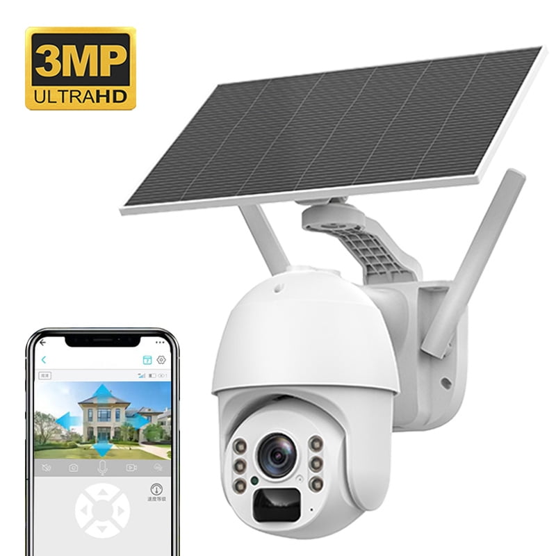 Ubox Solar Camera 1080p Outdoor Wifi 4g 2mp Ip Camera - Walmart.com