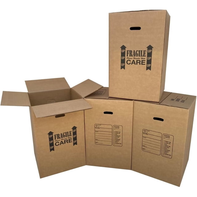 Uboxes 4 Kitchen Moving Boxes Double Wall 18x18x28" boxes,BOXBUNDKIT04 ...