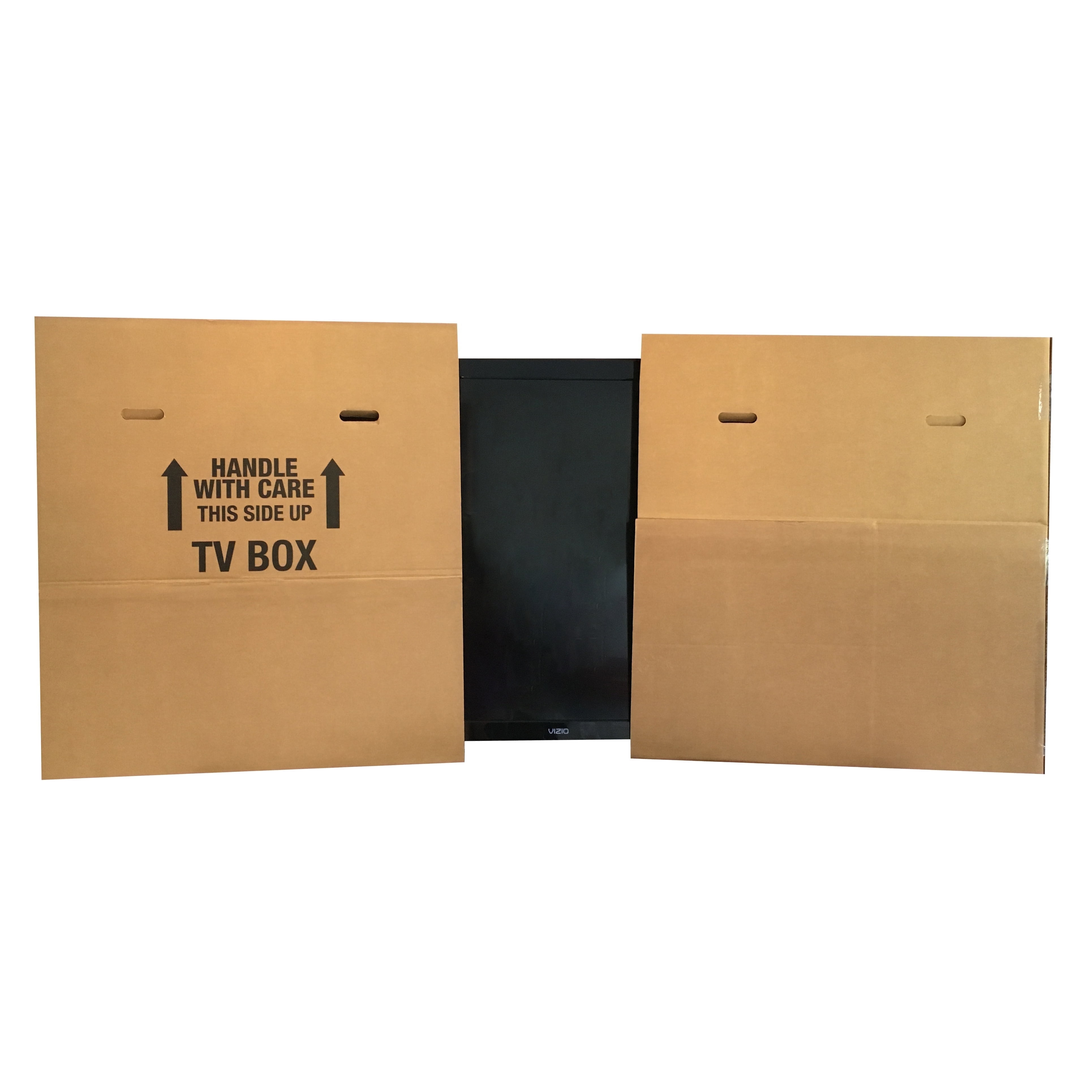 Uboxes Cardboard Flat Screen TV Moving Box, Double Wall, Fits Up to ...