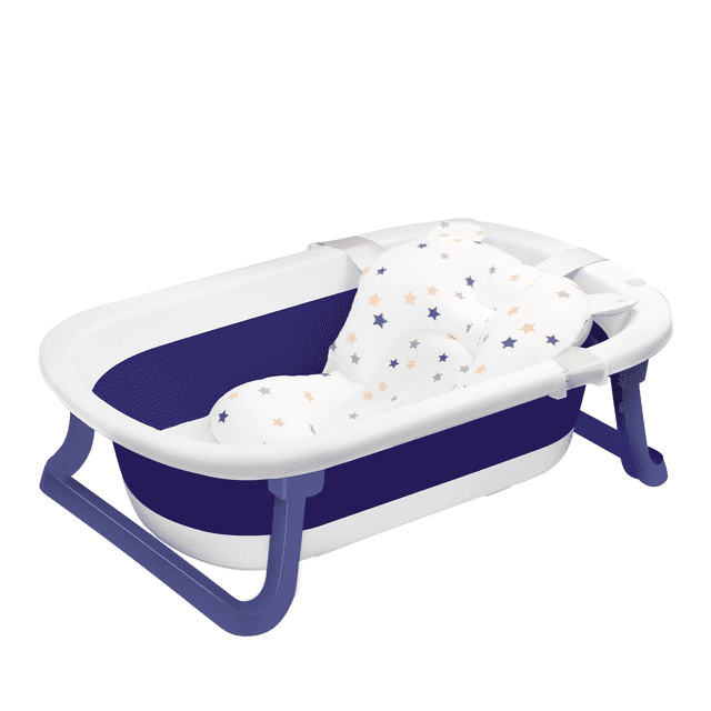 Free Shipping! Ubravoo Newborn Baby Bath Tub with Drain Hole, Foldable ...