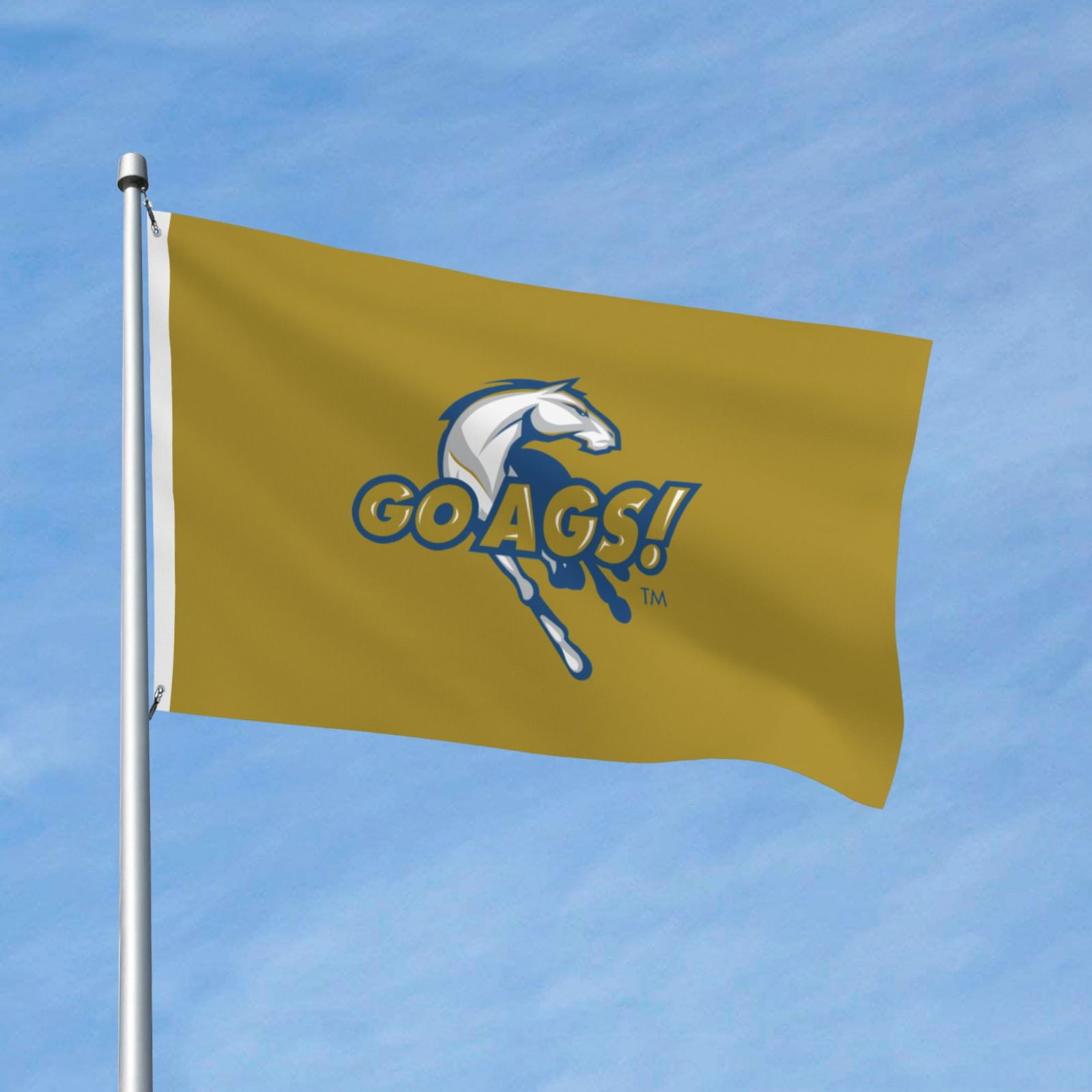 Uc Davis Aggies University Logo 3x5 Ft Flag Double Sided Indoor Outdoor ...