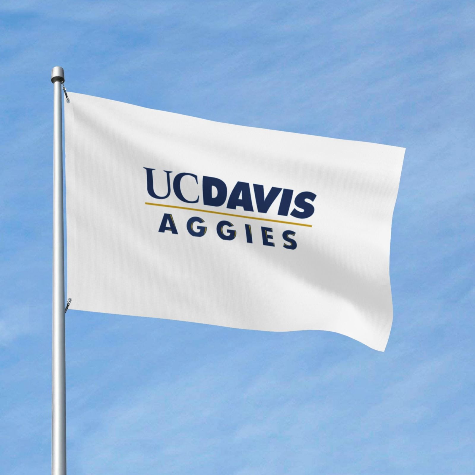 Uc Davis Aggies University Logo Banner 3x5 Ft Flag,Double Sided Printed ...