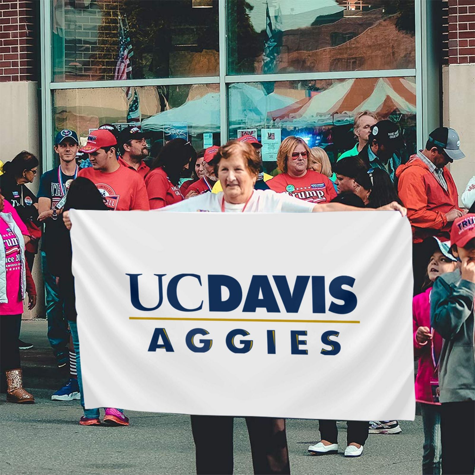 Uc Davis Aggies University Logo Banner Breeze Flag Outdoor Flags Home ...