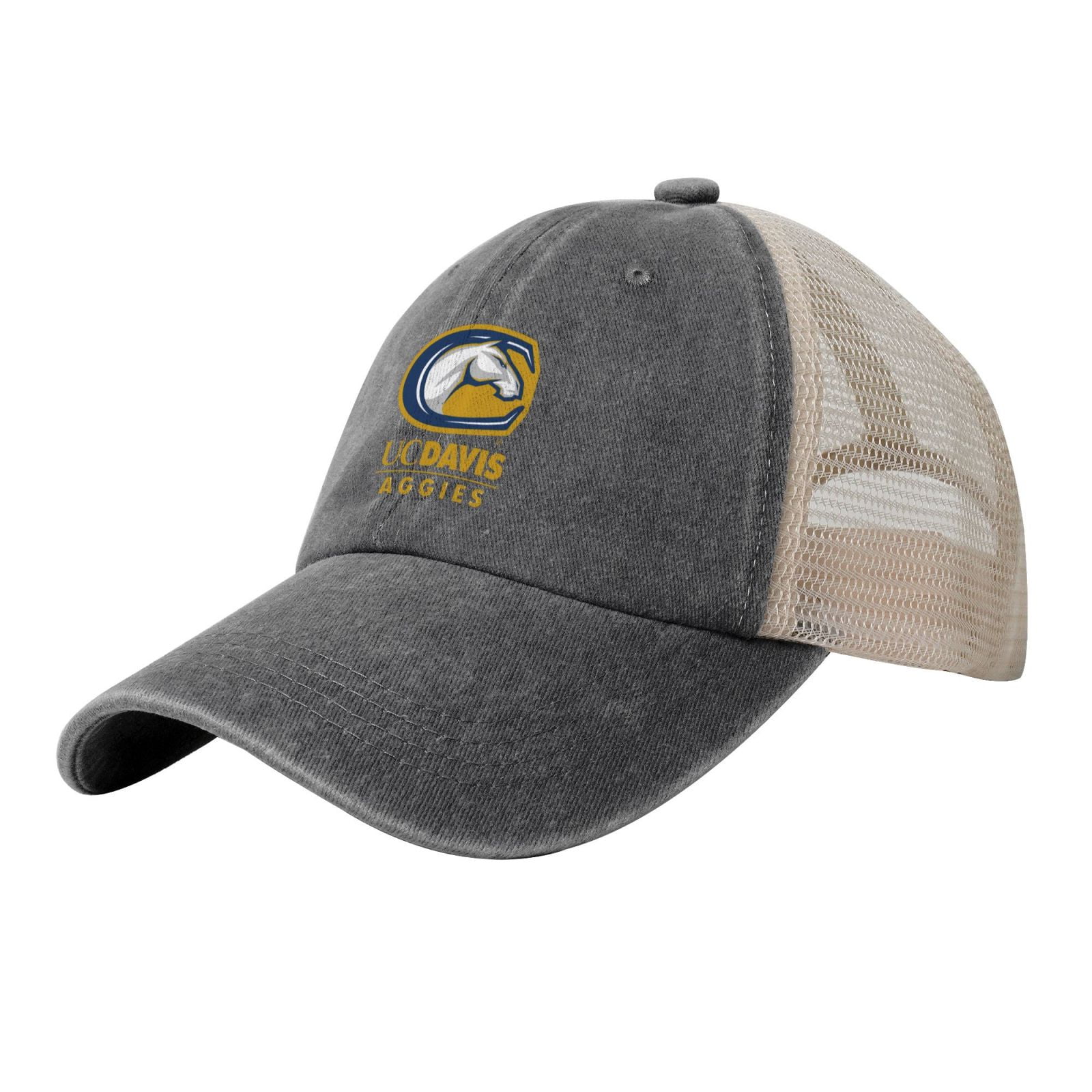 Uc Davis Aggies University Logo Cowboy Vintage Mesh Baseball Cap ...