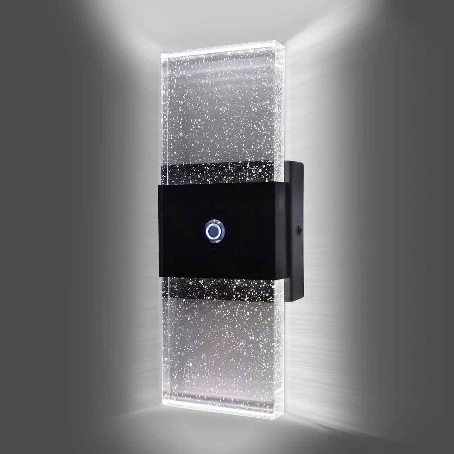 Ucaca Outdoor Bubble Wall Lights, Dimming Touch Control Bubble Crystal ...