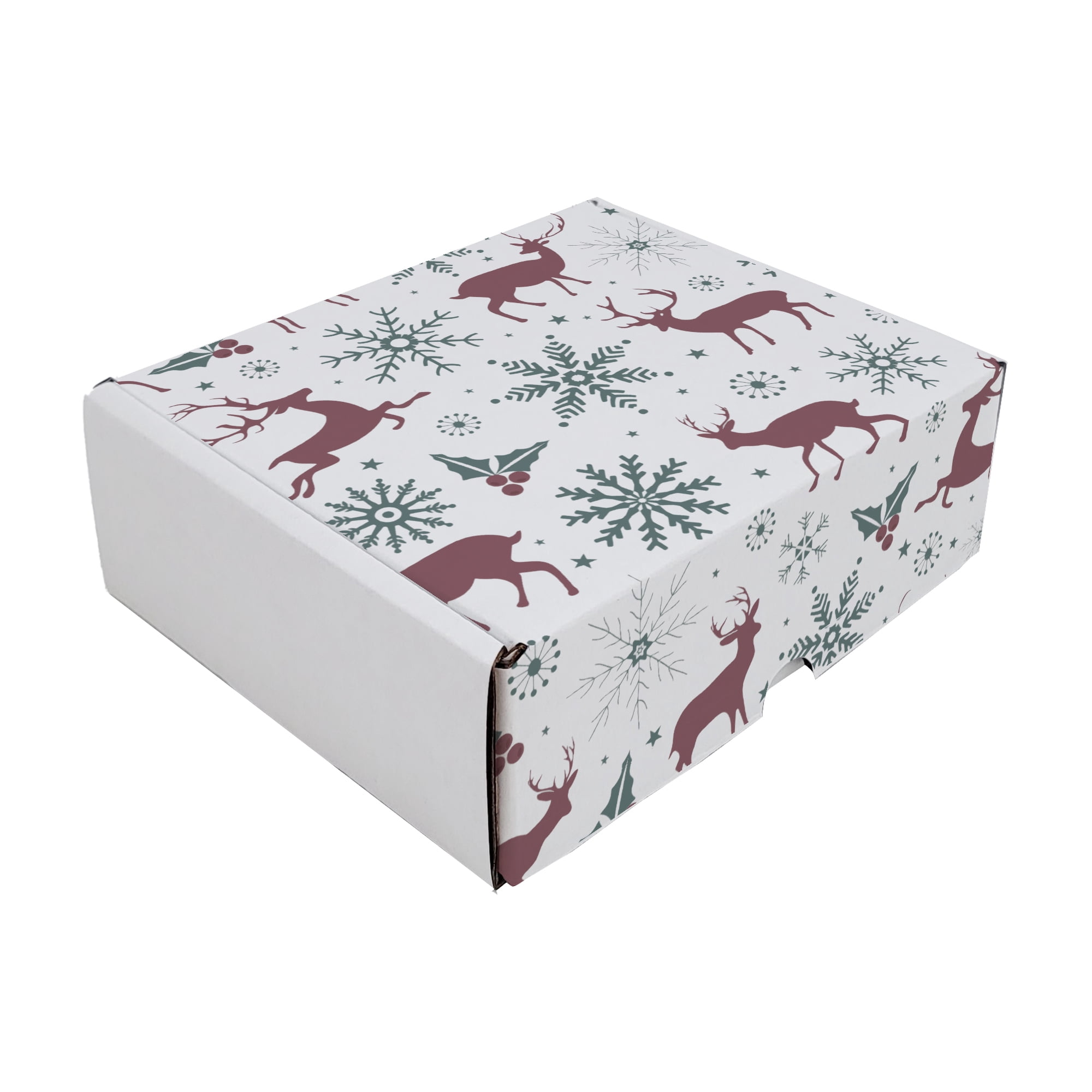 Ucanpack 50 Pcs Christmas Reindeer Printed Mailer Box, Made In USA- 1/8 ...