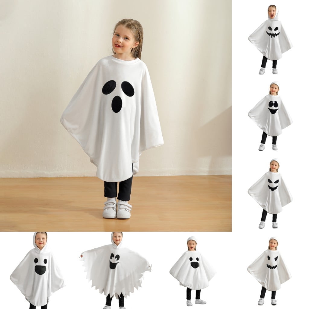 Uccdo 1-6Y Toddler Girls Boys Halloween White Ghost Costumes Kids Party ...