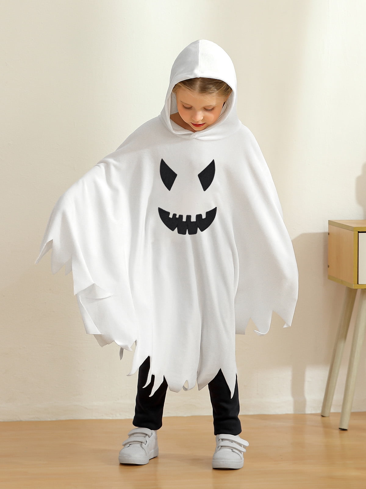 Uccdo 1-6Y Toddler Girls Boys Halloween White Ghost Costumes Kids Party ...