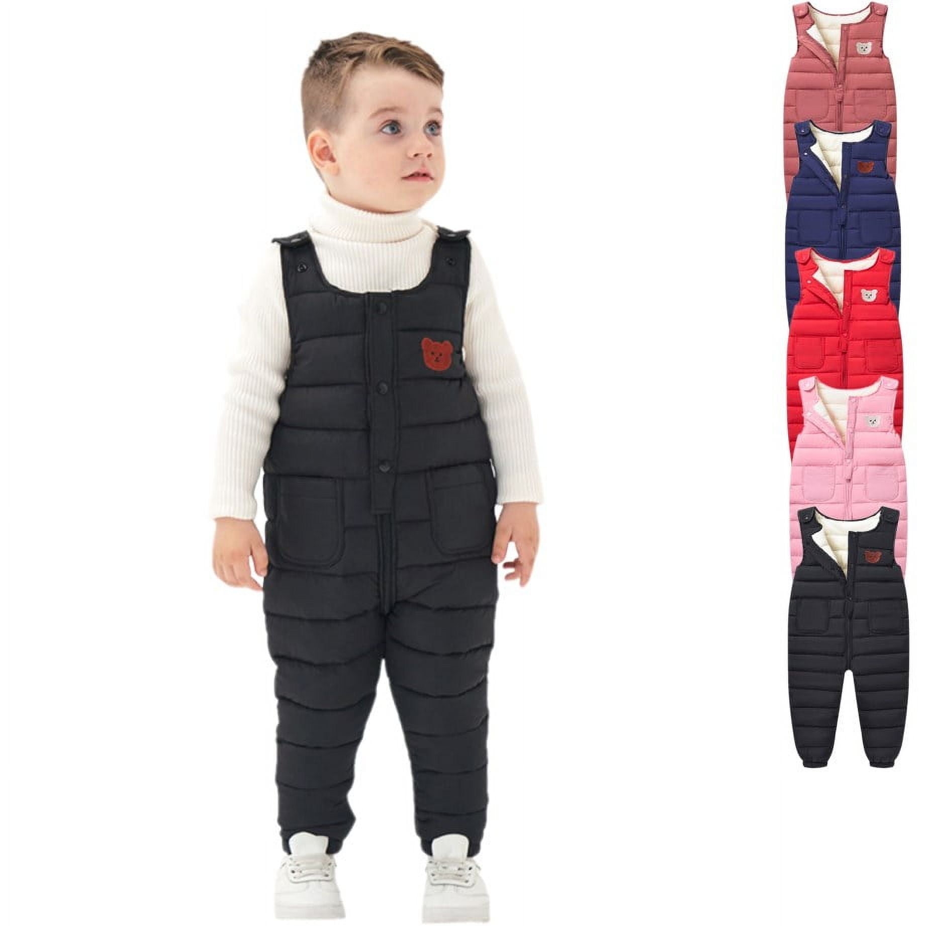 Uccdo 12M-5T Toddler Boys Girls Winter Down Snow Pants Overalls ...