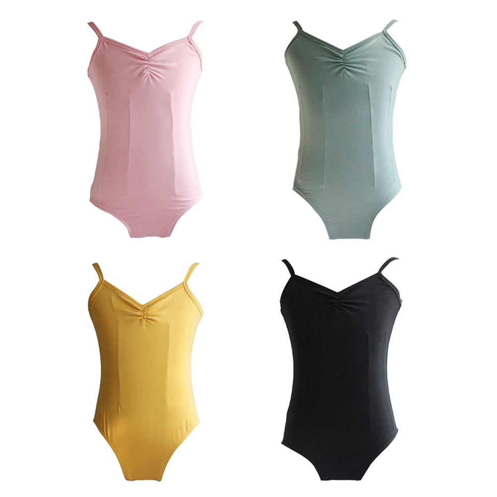 Uccdo 2-14Y Toddler Big Girls Sleeveless Ballet Dance Leotards Backless ...