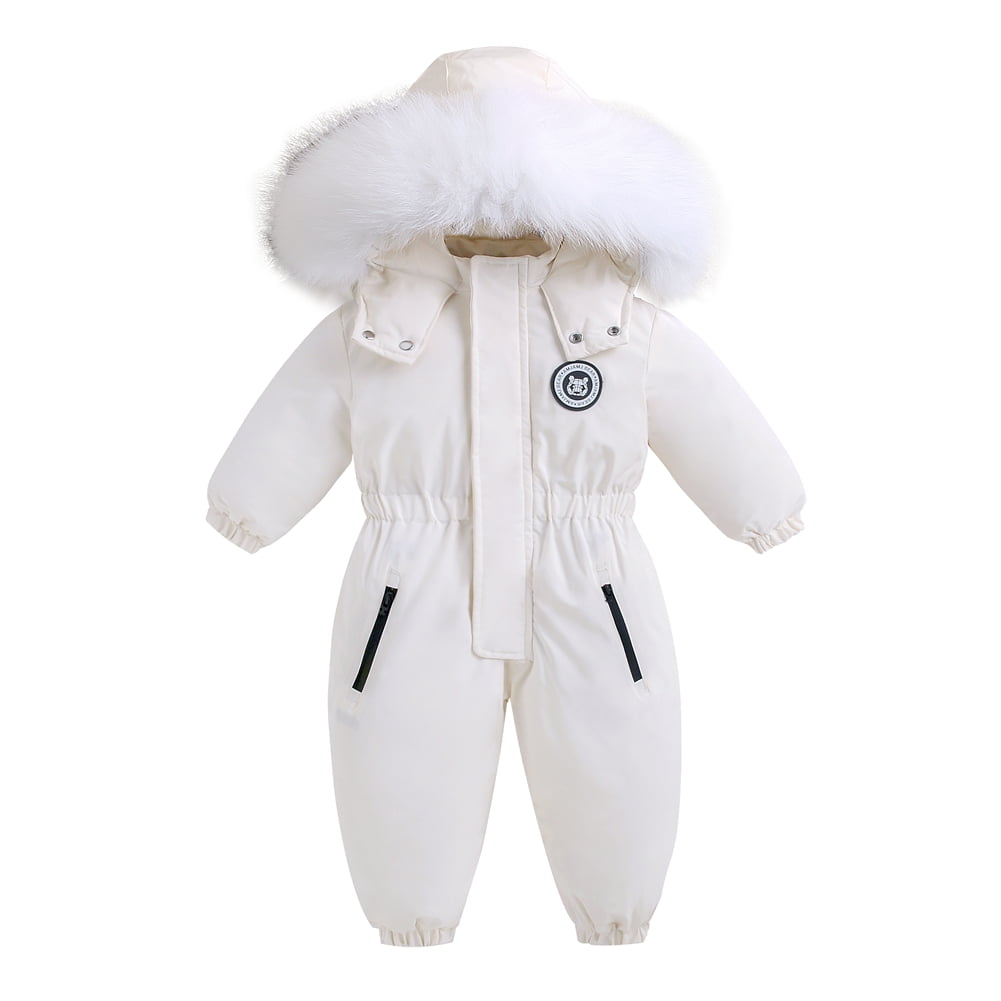Uccdo 3-24M Toddler Baby Girls Boys Winter One Piece Snowsuits Overalls Ski Suits Warm Coats ...