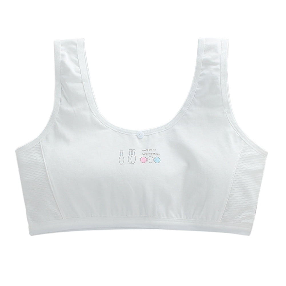 Uccdo 8-16T Girls Training Bra Seamless Sports Bra Casual Wireless ...