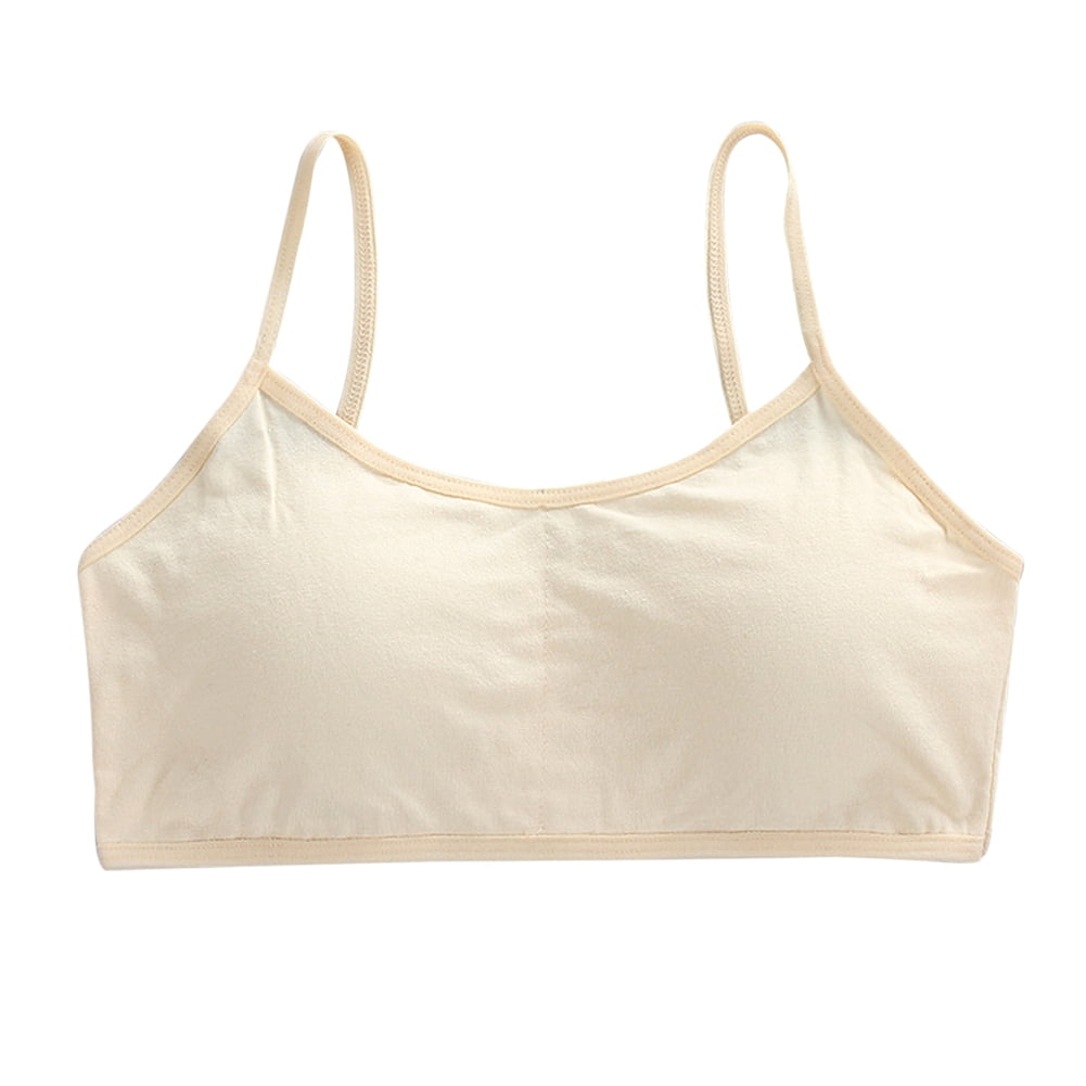 Uccdo Girls Seamless Training Bra Casual Wireless Padded Bra Bralette ...