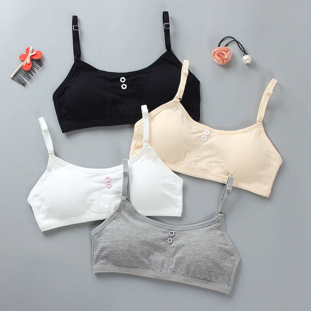 Uccdo Girls Seamless Training Bra Casual Wireless Padded Bra Bralette ...