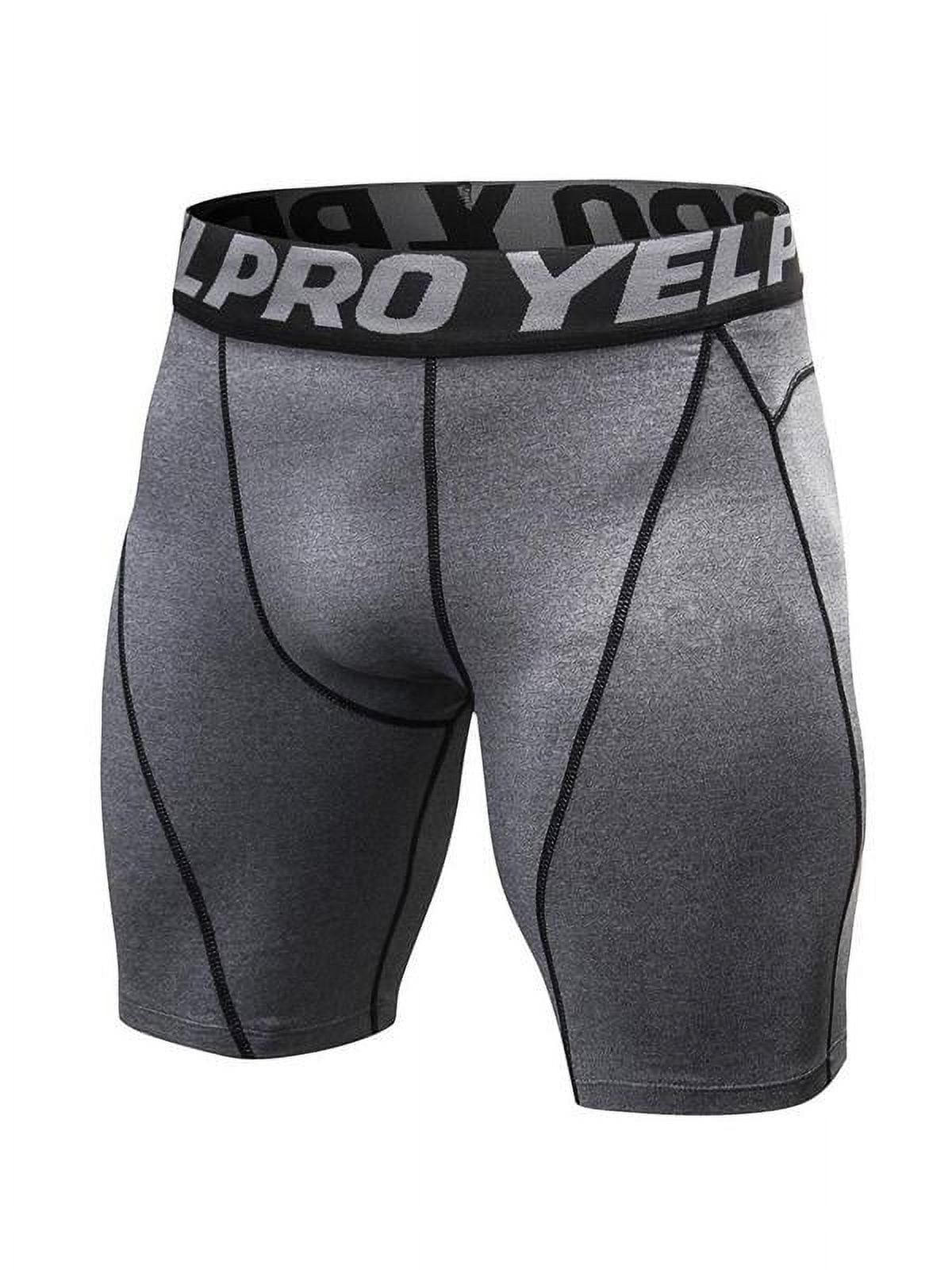 Uccdo Men's Compression Shorts Sport Fitness Base Layer Shorts ...