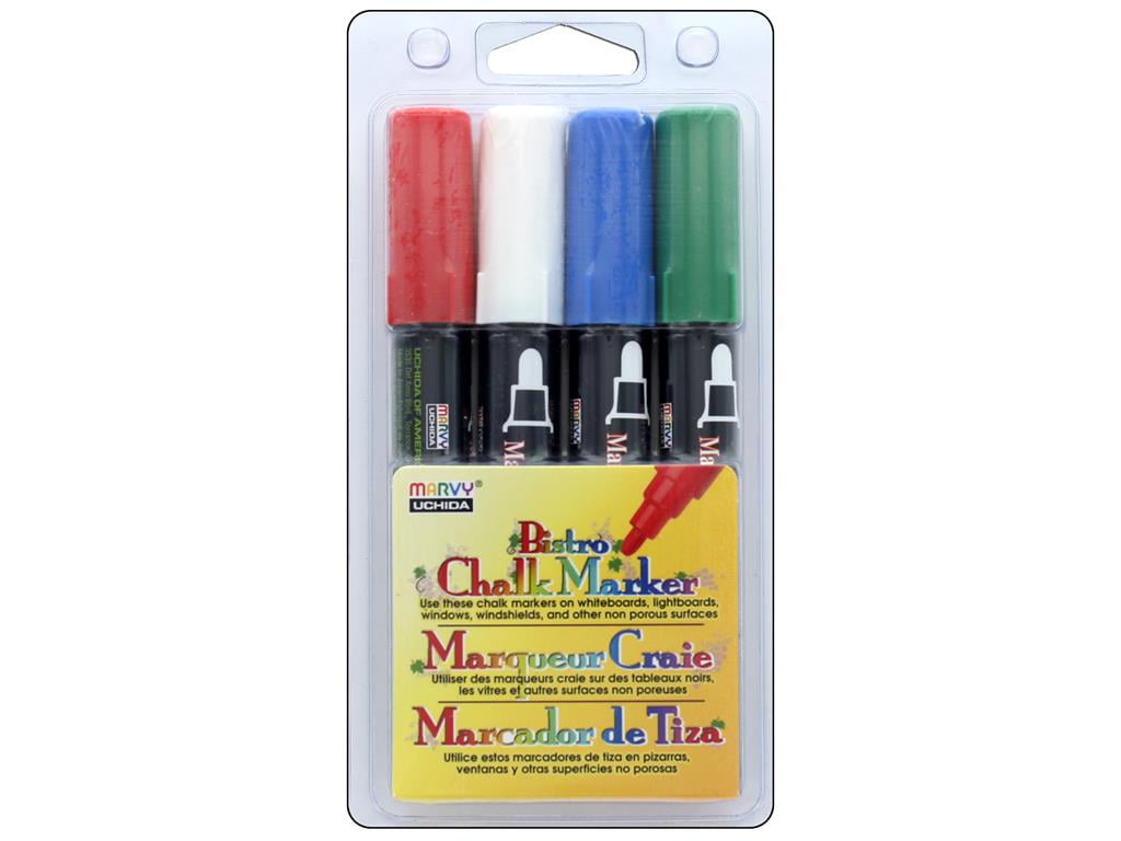 Uchida Bistro Chalk Marker Broad Broad Set E 4pc - Walmart.com