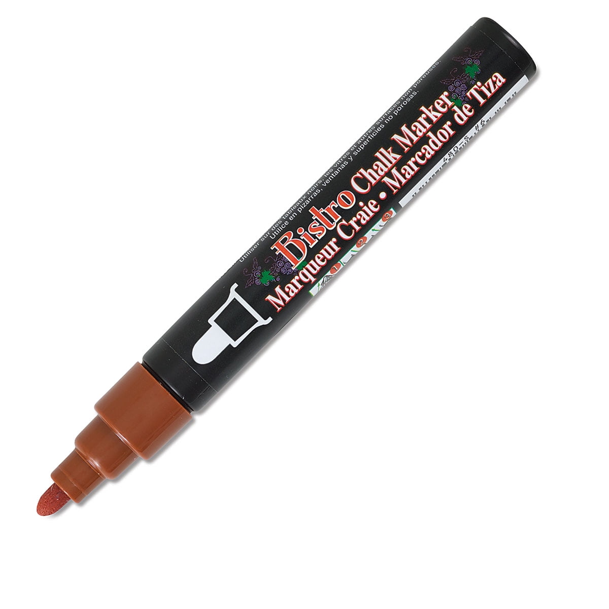 Uchida Bistro Chalk Marker, Broad, Brown - Walmart.com
