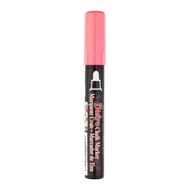 Uchida Bistro Chalk Marker, Broad, Fluorescent Red - Walmart Business ...
