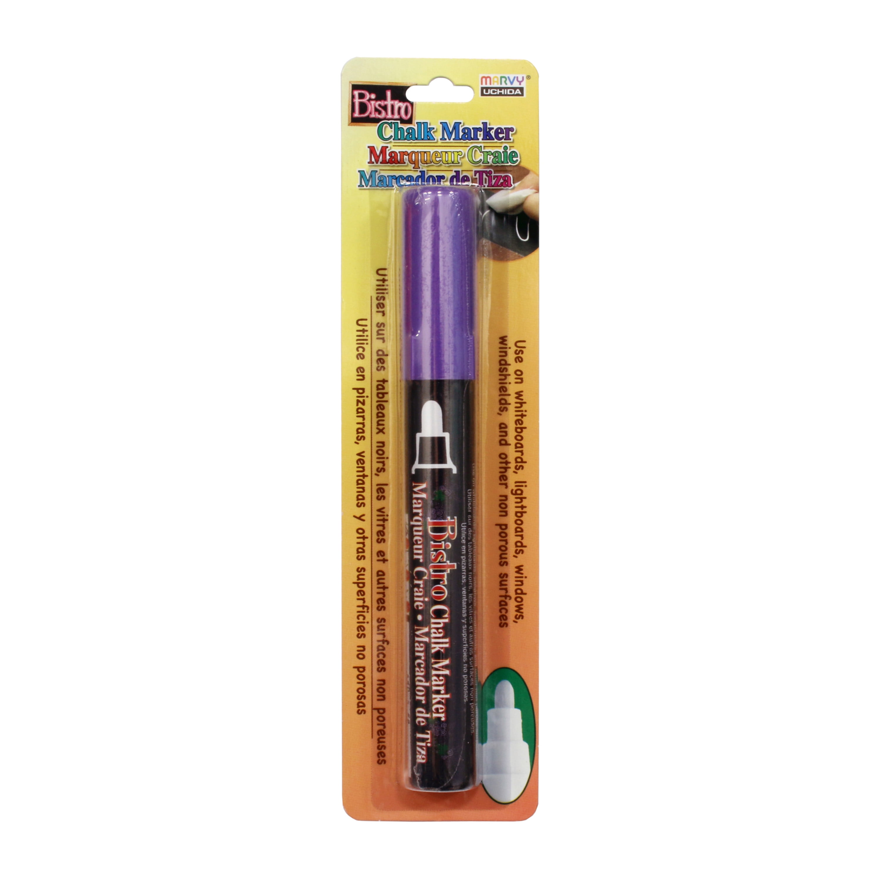 Uchida Bistro Chalk Marker, Broad, Violet - Walmart.com