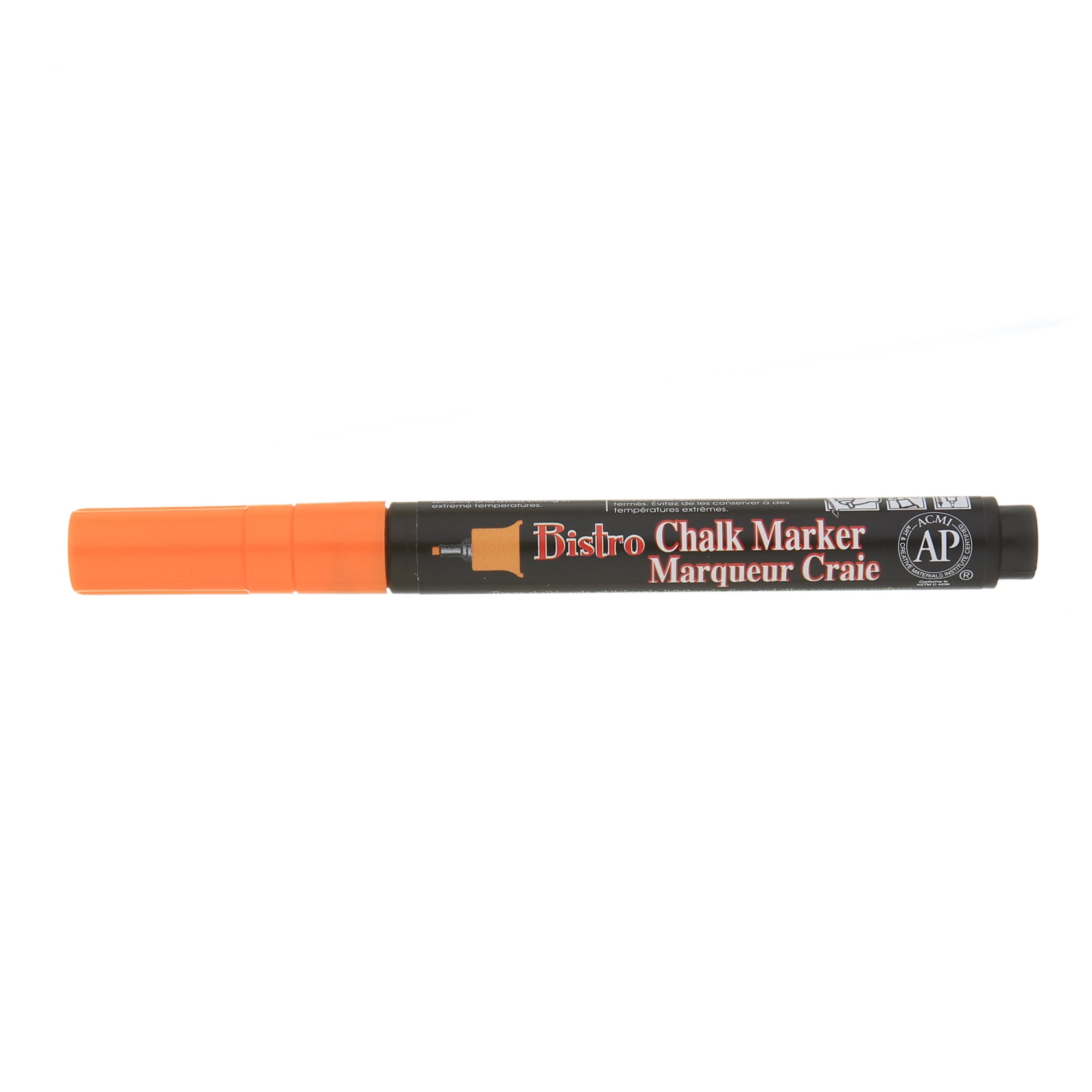 Uchida Bistro Chalk Marker, Extra-Fine, Fluorescent Orange - Walmart.com