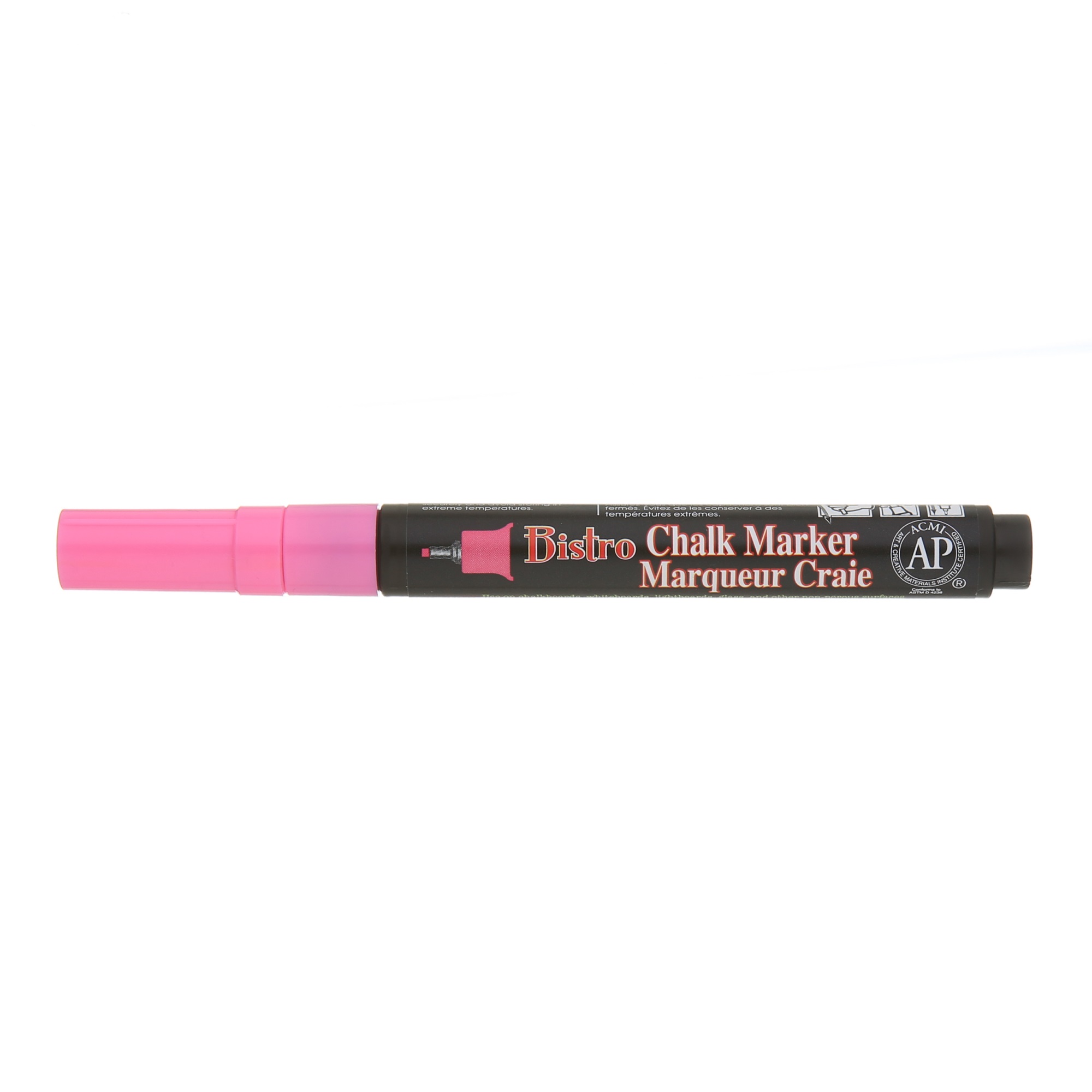 Uchida Bistro Chalk Marker, Extra-Fine, Fluorescent Pink - Walmart.com