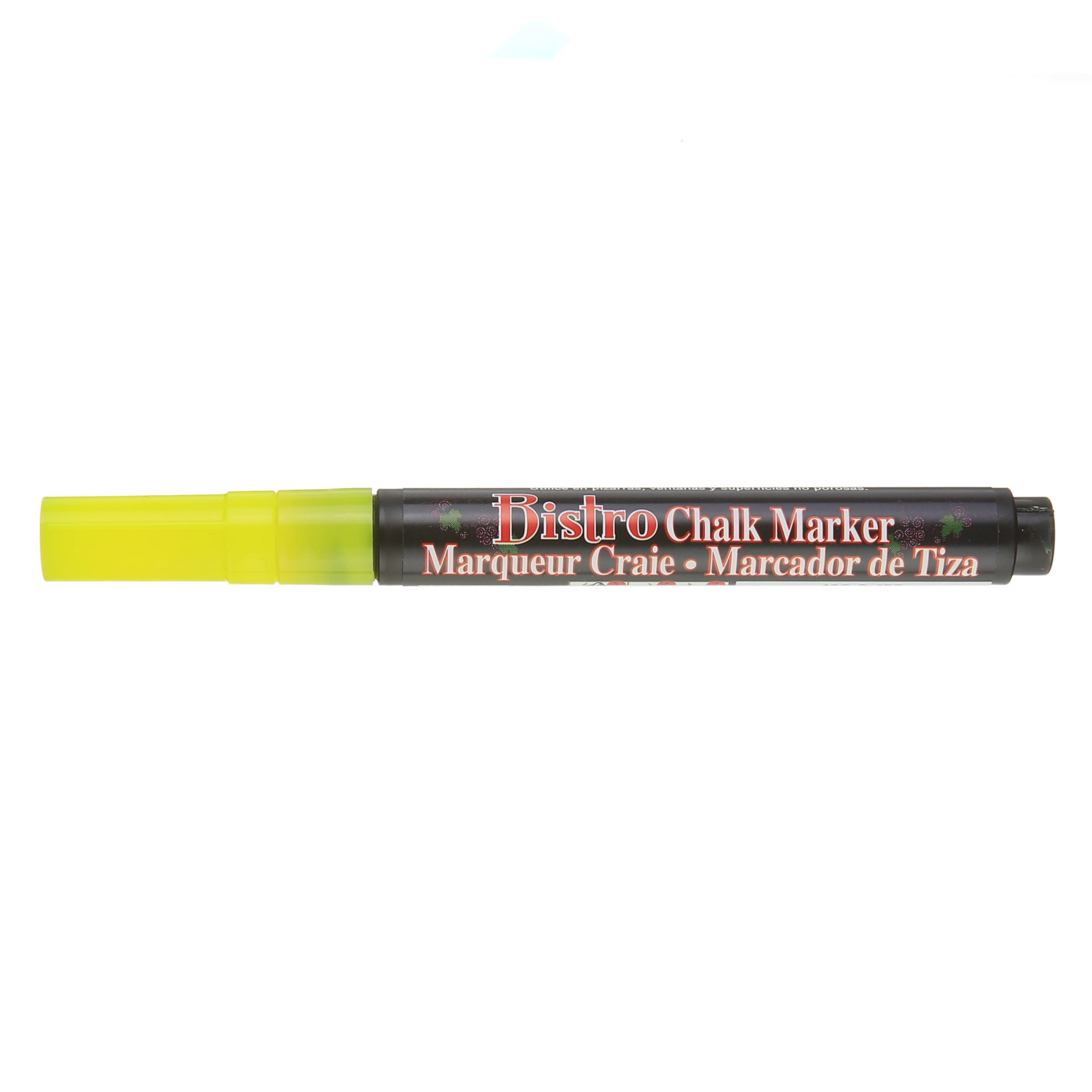 Uchida Bistro Chalk Marker, Fine, Fluorescent Yellow - Walmart.com