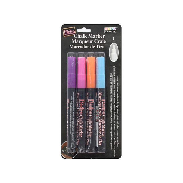 Uchida Bistro Chalk Marker Fine Set B 4pc - Walmart.com
