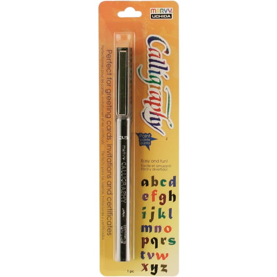 Uchida Calligraphy Marker 3.5mm-Black - Walmart.com
