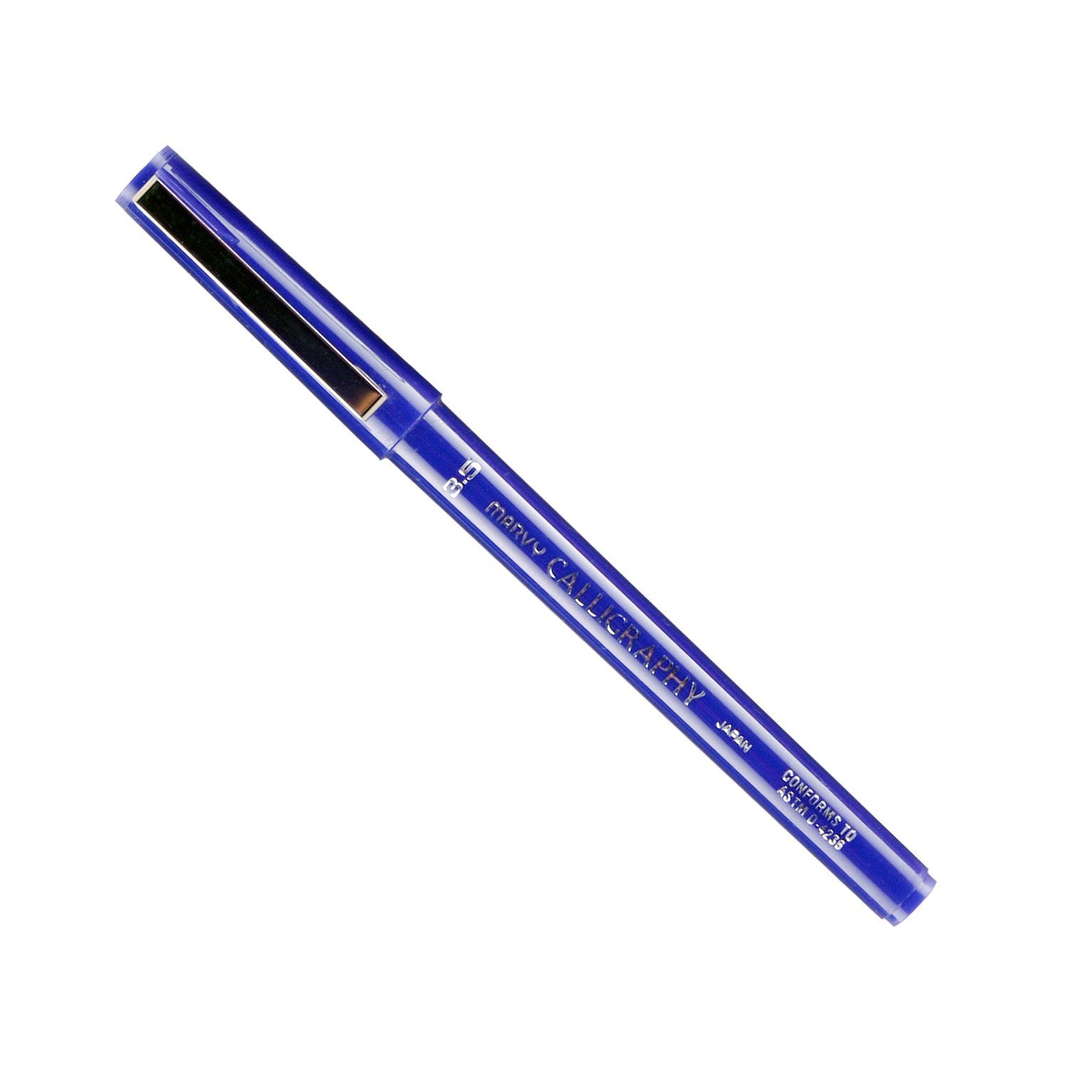 Uchida Calligraphy Marker, Medium Point, 3.5mm, Blue UCH6000MS3 - Walmart.com
