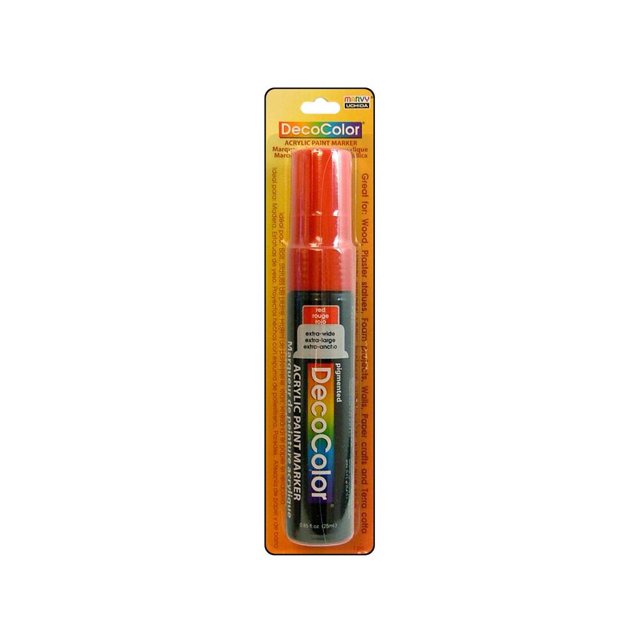 Uchida DecoColor Acry Paint Pen Jumbo Card Red - Walmart Business Supplies