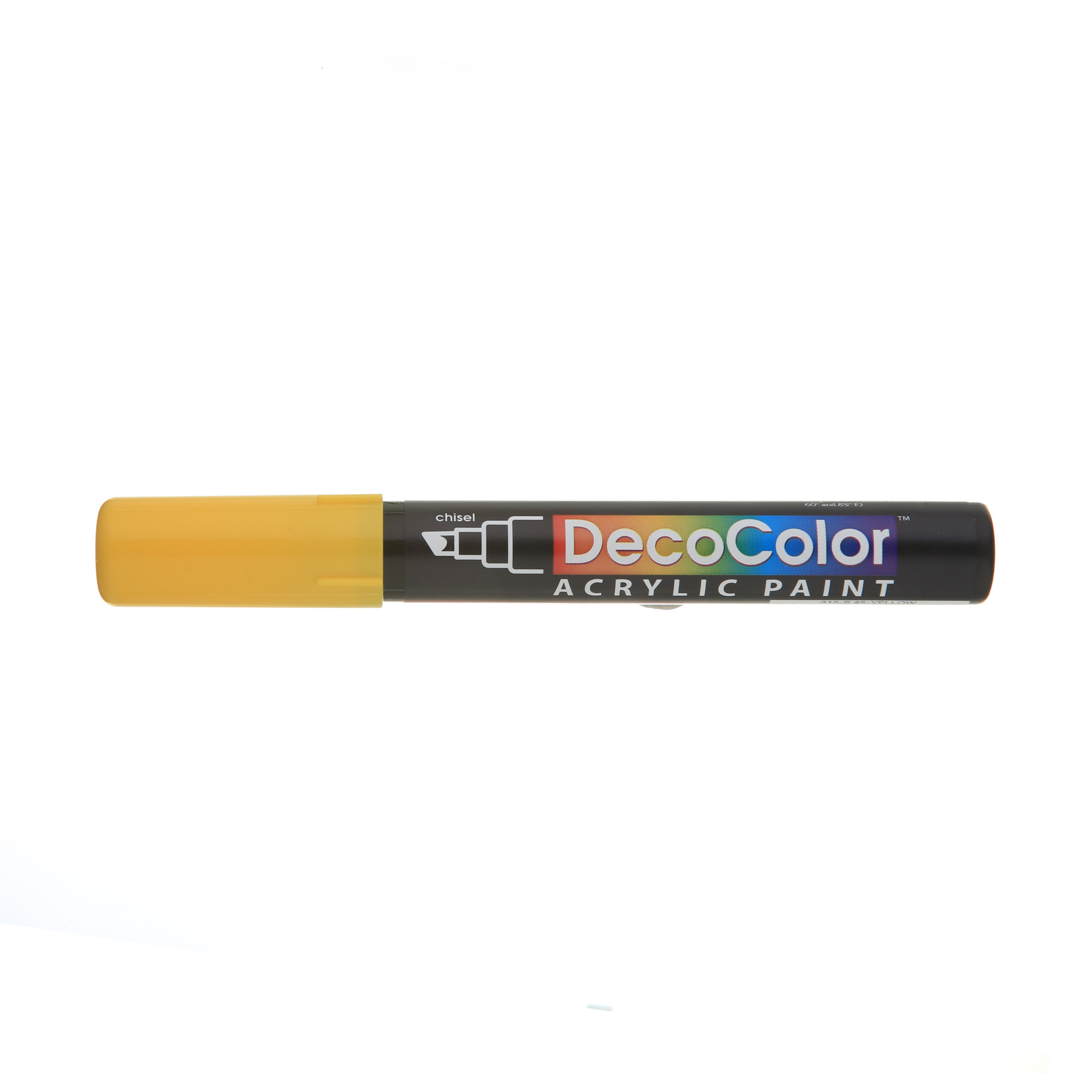Uchida DecoColor Acrylic Paint Marker, Chisel, Yellow - Walmart.com