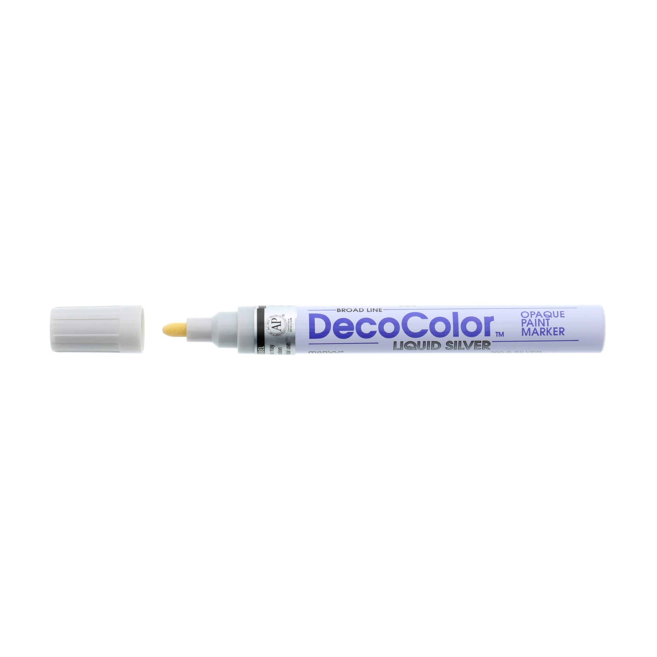 Uchida DecoColor Paint Marker, Broad, Silver - Walmart.com