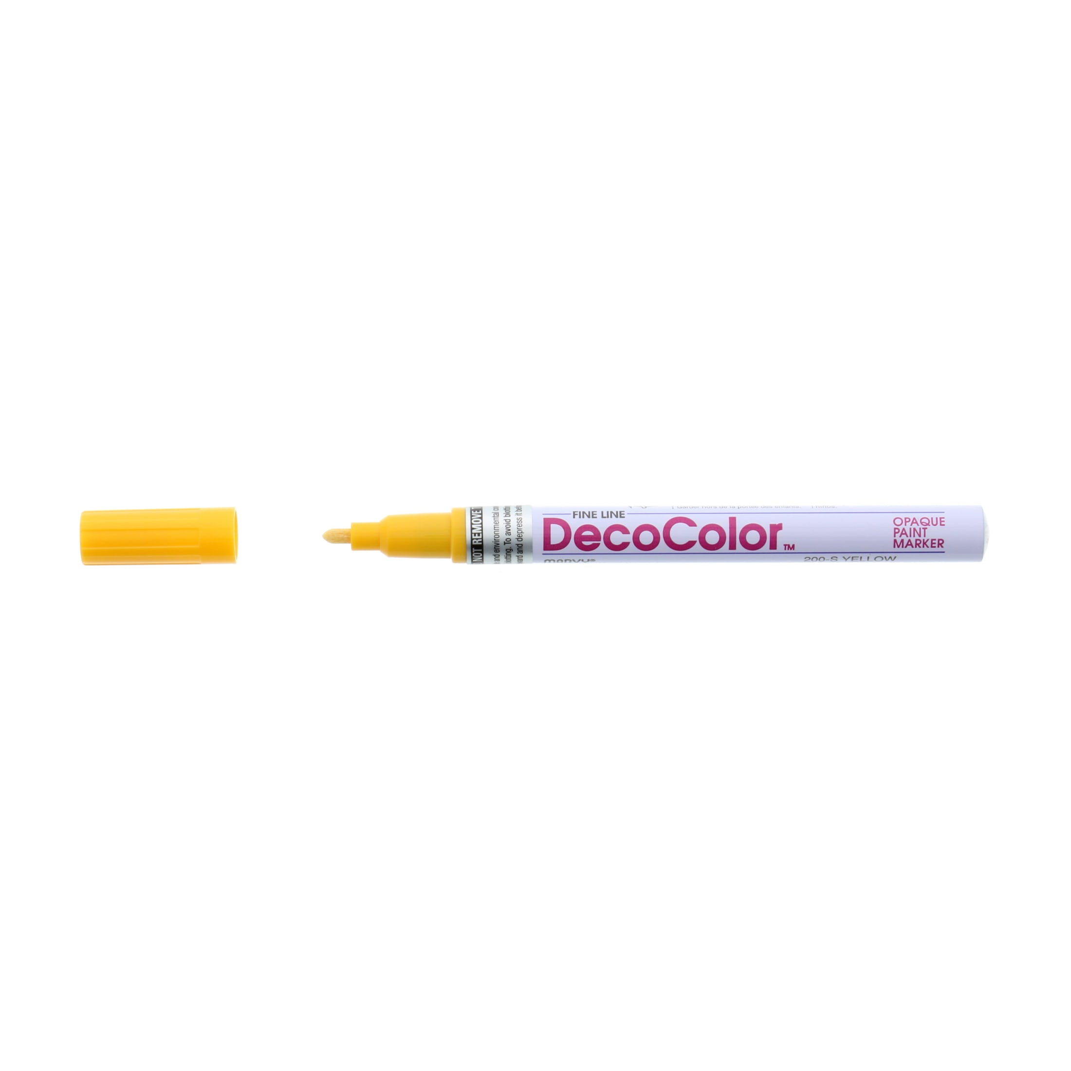 Uchida DecoColor Paint Marker, Fine, Yellow - Walmart.com