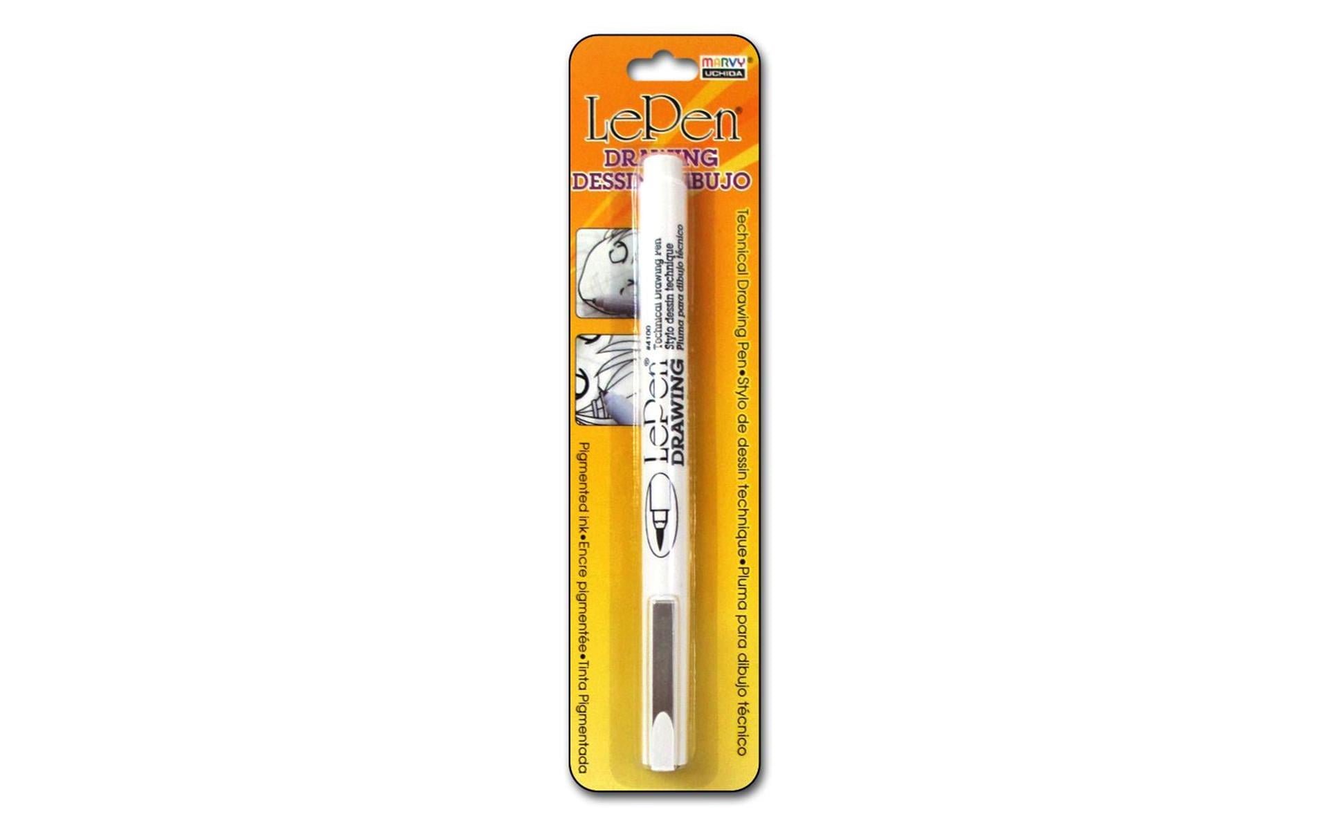 Uchida Le Pen Drawing Marker Card Brush Blk - Walmart.com