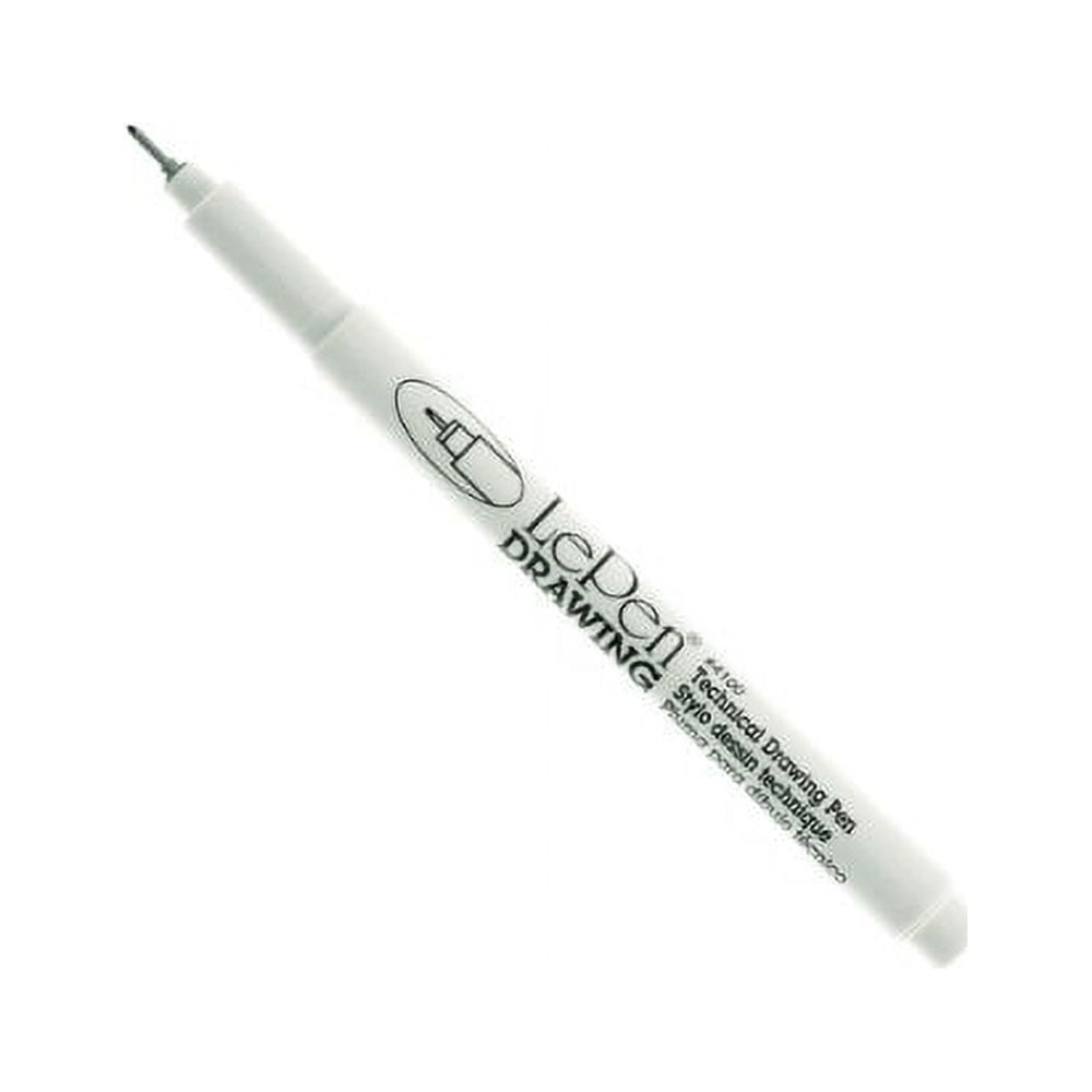 Uchida Of America 4100-C-.5 .5mm Tip Le Pen Technical Drawing Pen, Black - Walmart.com