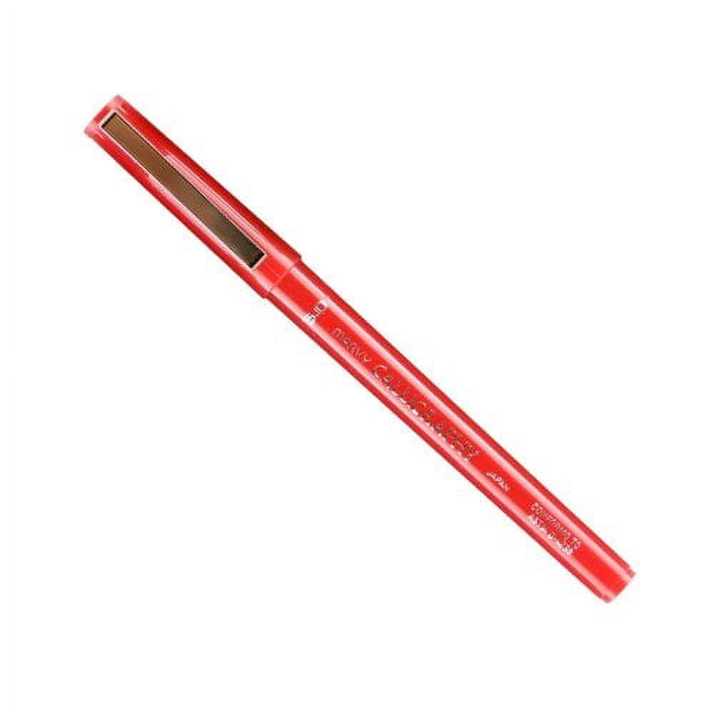 Uchida Of America 6000B-C-2 Calligraphy Marker, 5.0mm, Red - Walmart.com