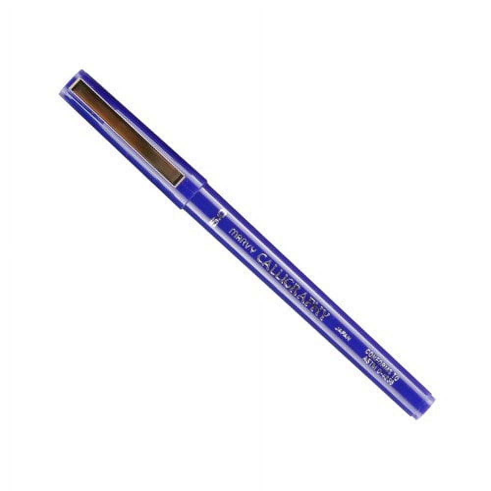 Uchida Of America 6000B-C-3 Calligraphy Marker, 5.0mm, Blue - Walmart.com
