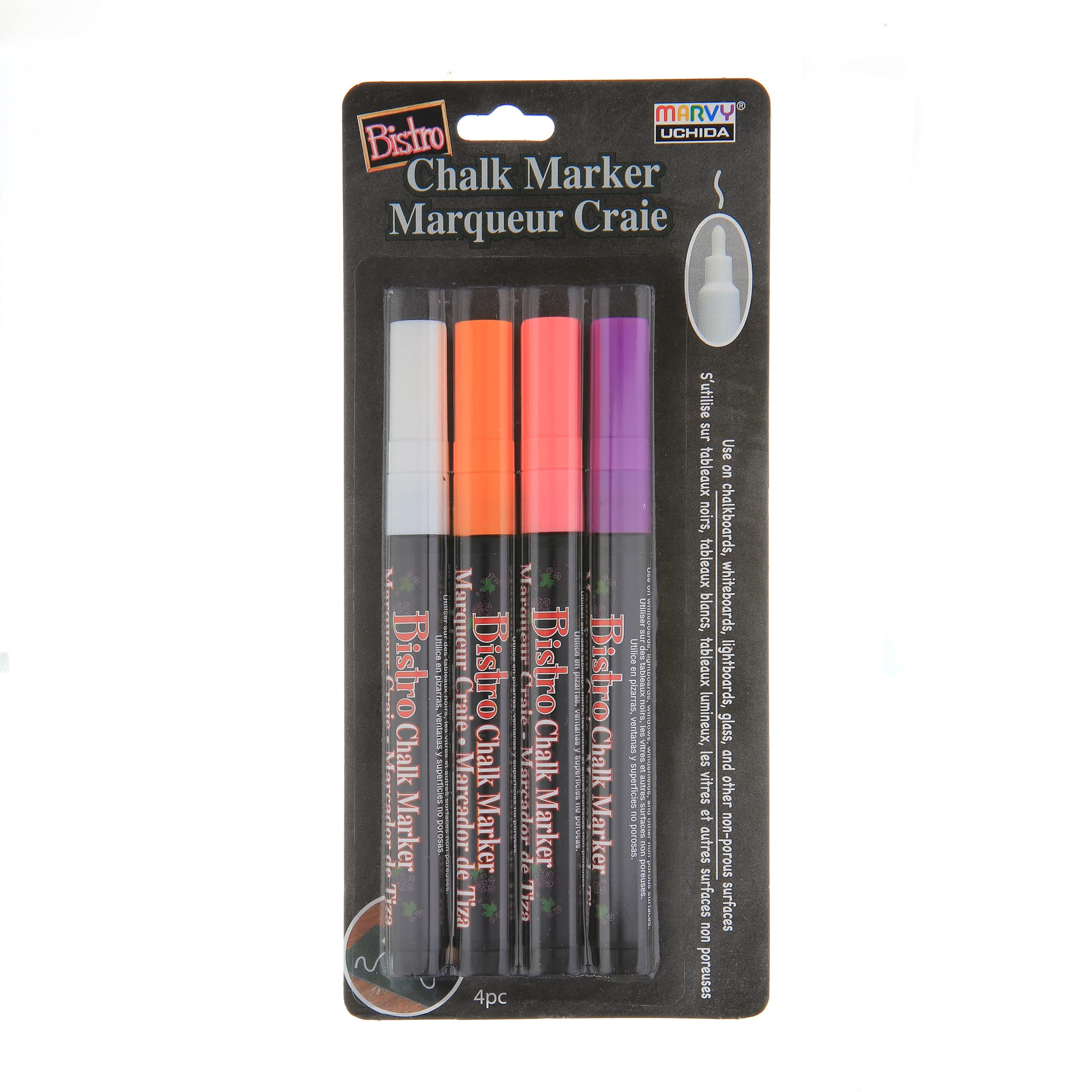 Uchida of Marker Set, Fluorescent Colors C3 America Uchida, 482-4H, 4 ...