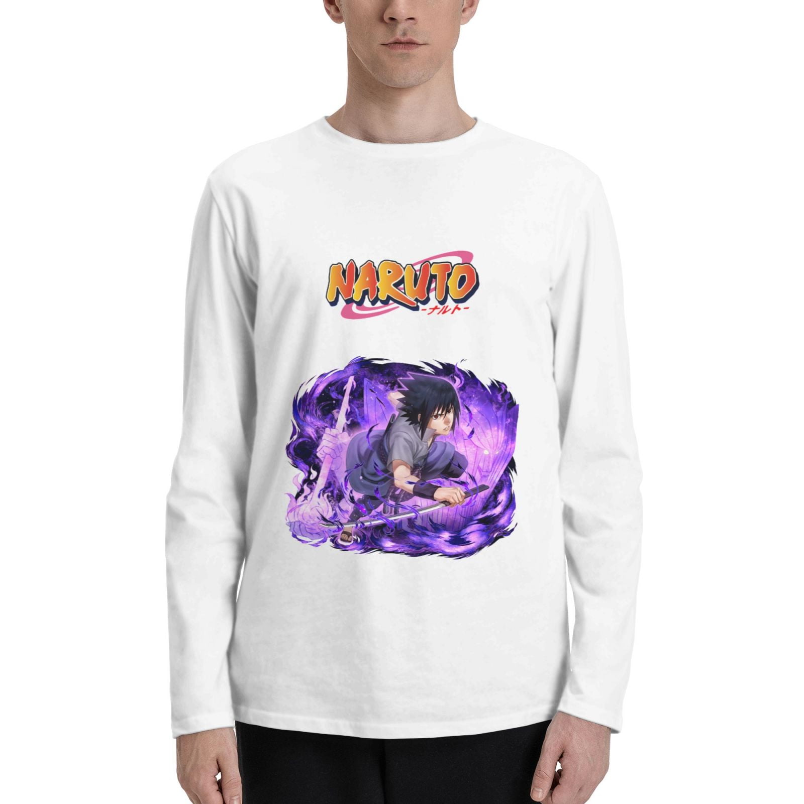 Uchiha Sasuke Long Sleeve Sweatshirt - Walmart.com