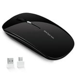 Uciefy Wireless Mouse, Rechargeable Silent Optical Laptop Mouse, USB ...