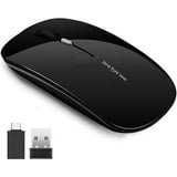 Uciefy Wireless Mouse Rechargeable Optical Mouse Slim Silent Mouse with ...