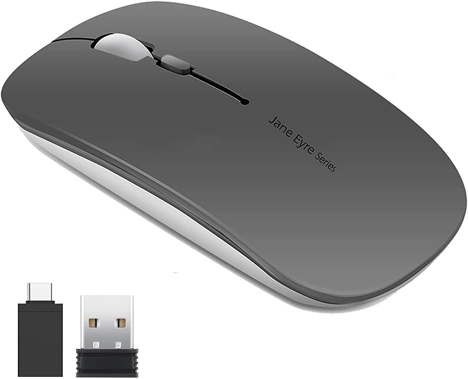 Uciefy Wireless Mouse Rechargeable Optical Mouse Slim Silent Mouse with ...